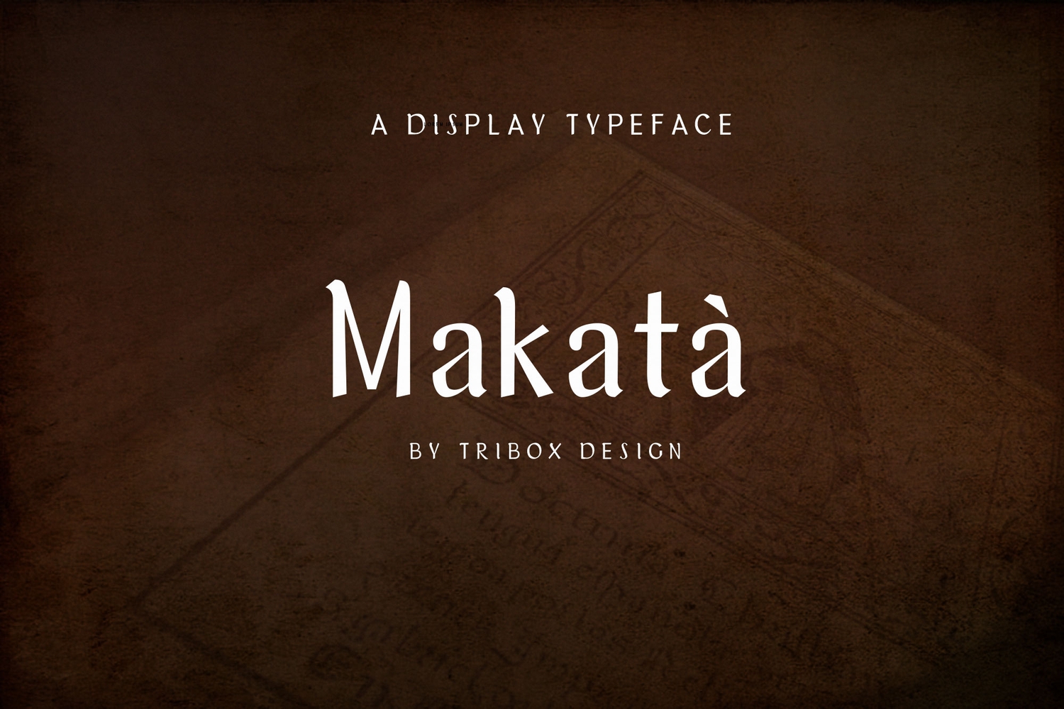 Behind the Design of TD Makatà Typeface | Tribox Design